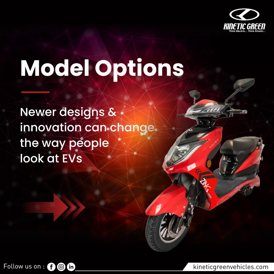 Kinetic Green Launches Zing High-speed Electric Scooter – EV Connect E ...